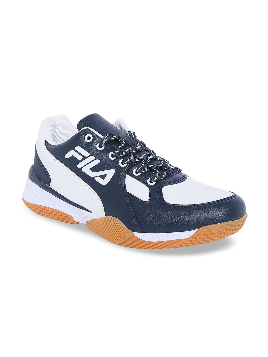 Buy FILA Men White & Blue Tennis Shoes - Sports Shoes for Men 10960886 ...