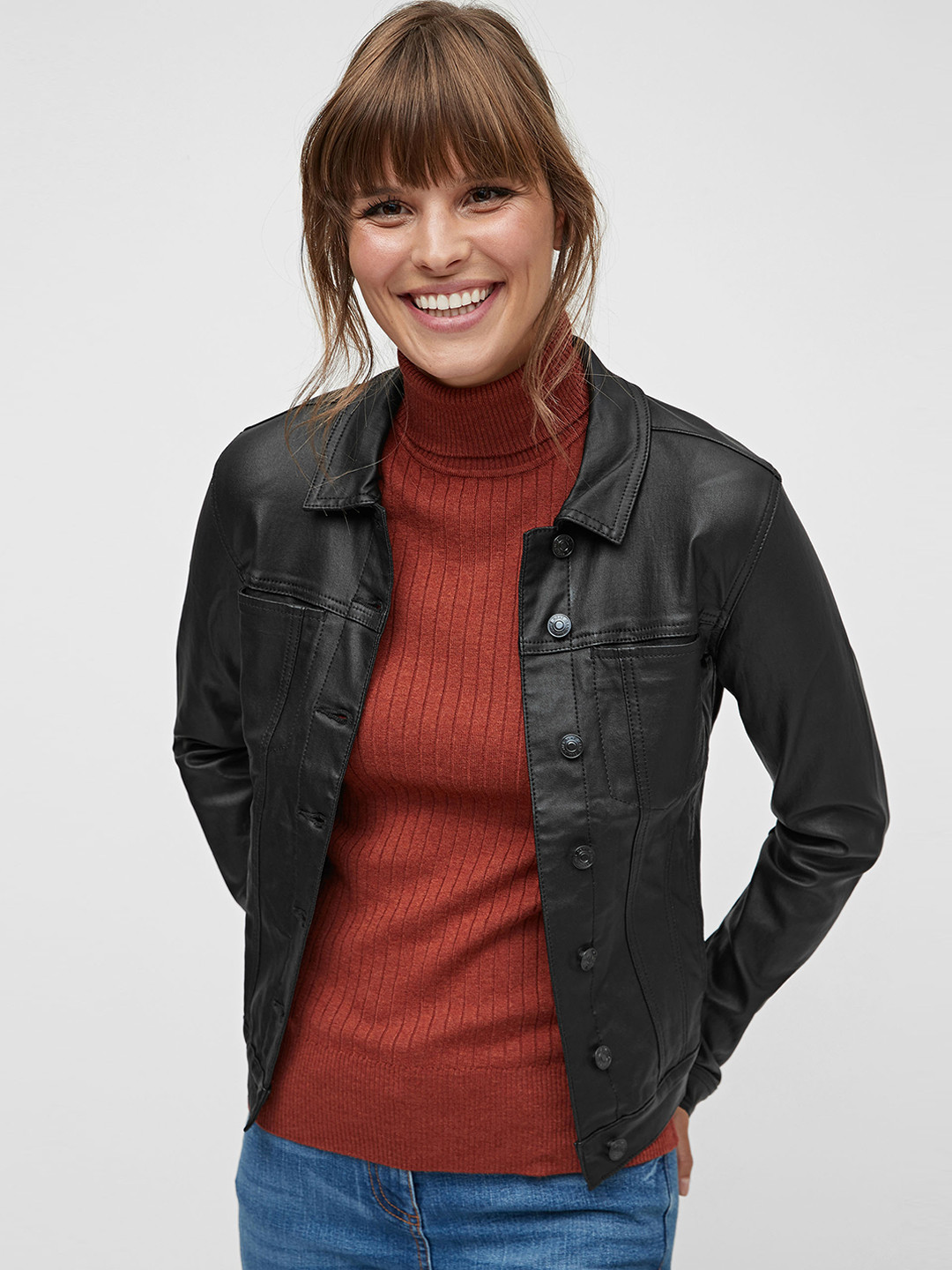 Buy Next Women Black Solid Tailored Jacket - Jackets for Women 10982198 ...