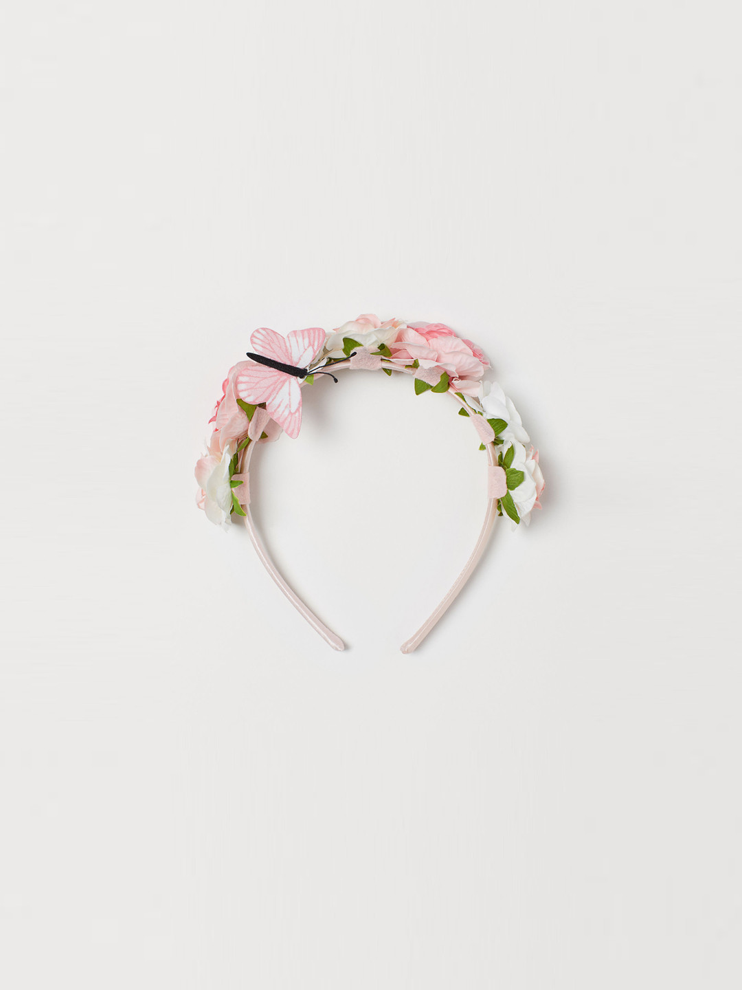 Buy H&M Girls Pink Alice Band With Flowers - Hair Accessory for Girls ...