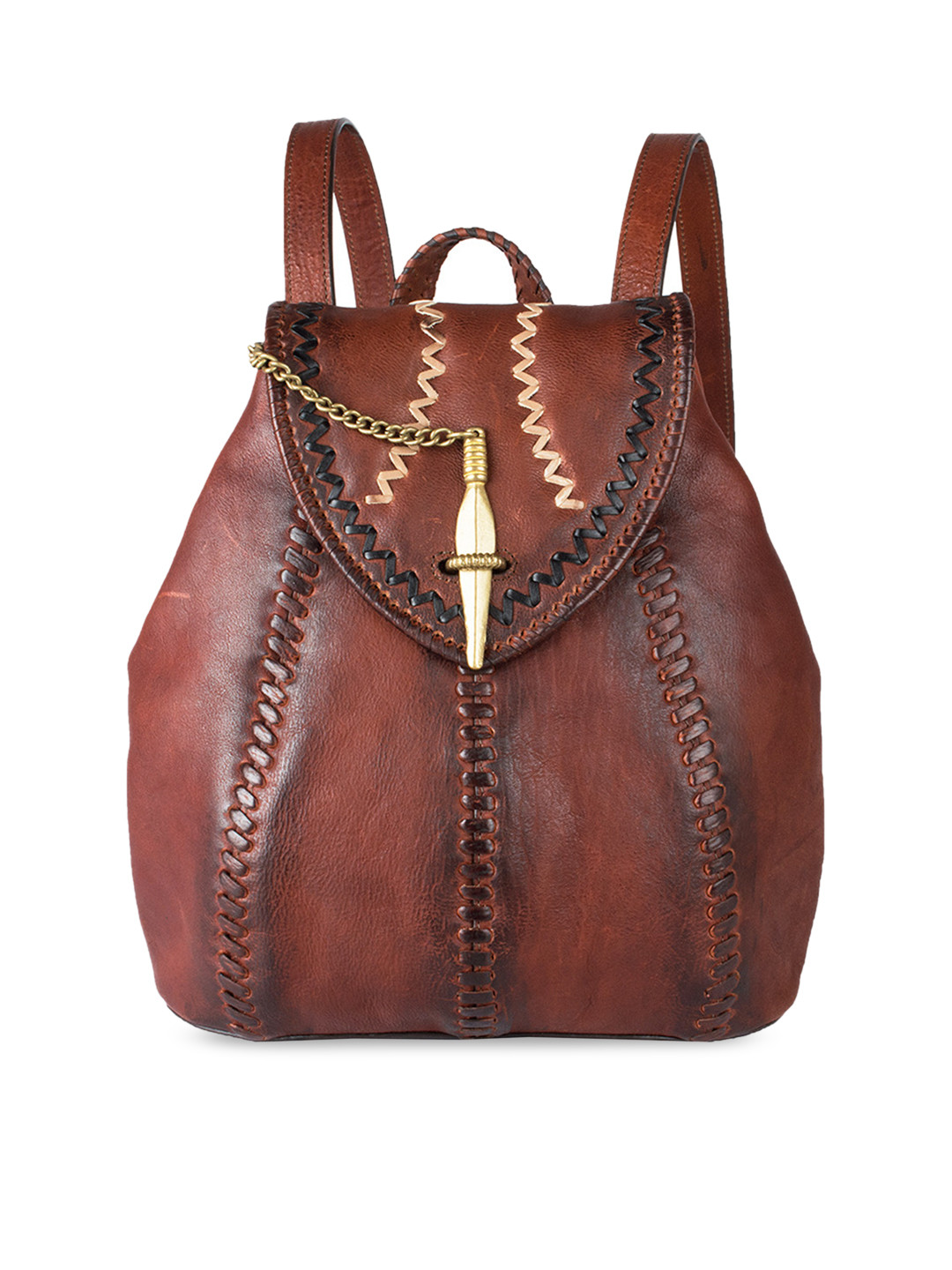Buy Hidesign Women Brown Solid Backpack - Backpacks for Women 10988588 ...