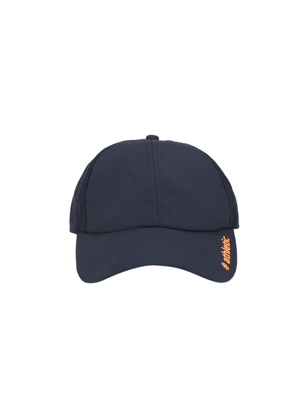 Buy Peter England Men Navy Blue Solid Dobby Snapback Cap - Caps for Men ...