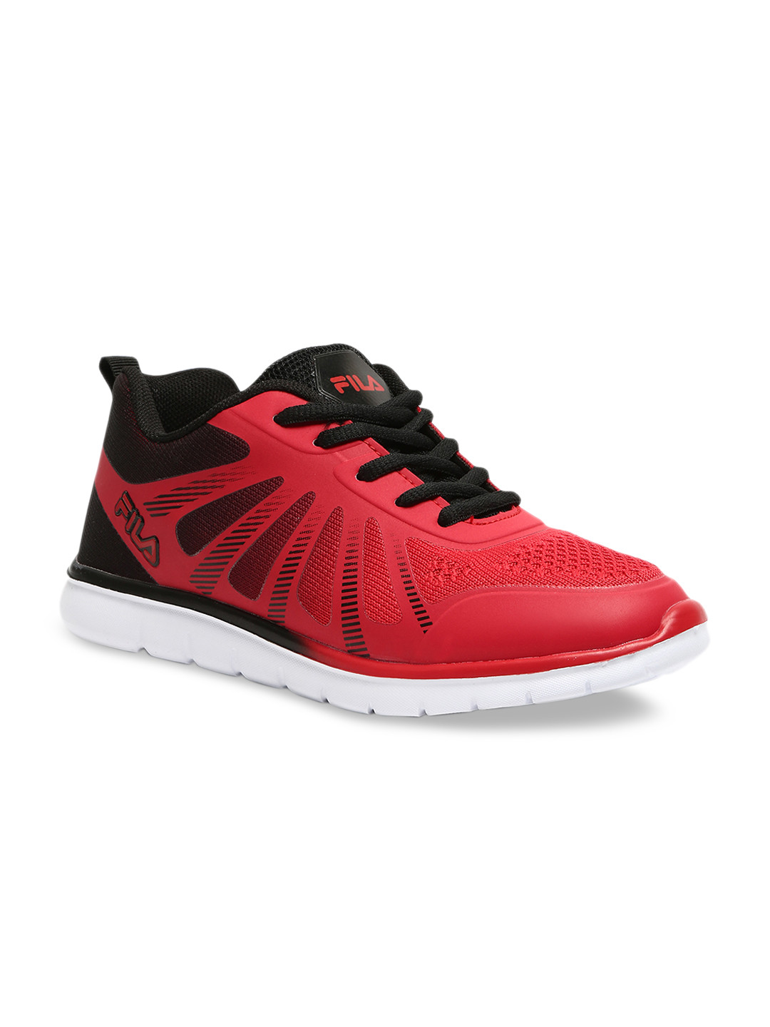 Buy FILA Kids Red & Black Agius Sneakers - Casual Shoes for Unisex Kids ...
