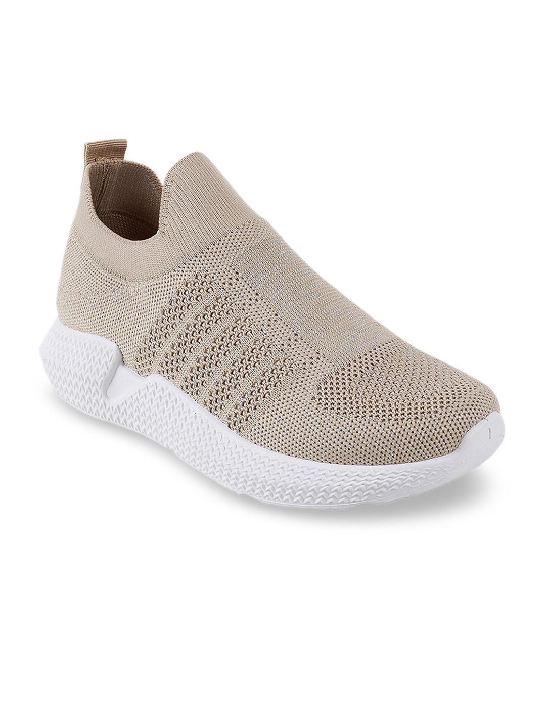 Buy WALKWAY By Metro Women Beige Slip On Sneakers - Casual Shoes for ...