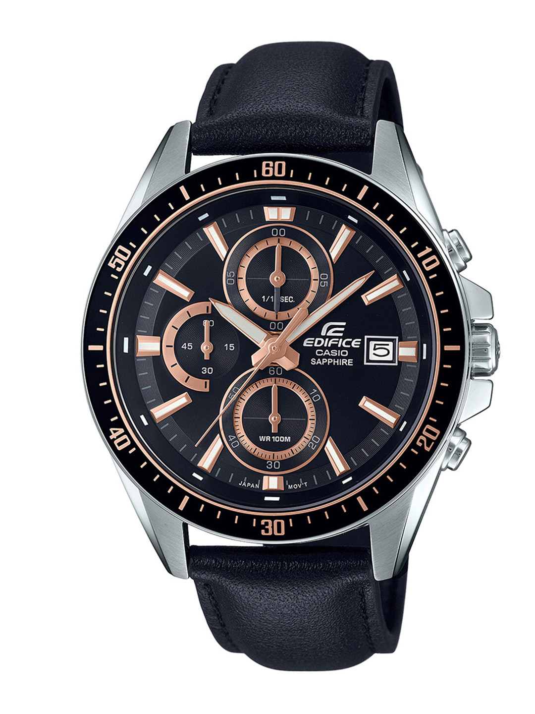 Buy CASIO Edifice Men Black Analogue Chronograph Watch EX484 - Watches ...