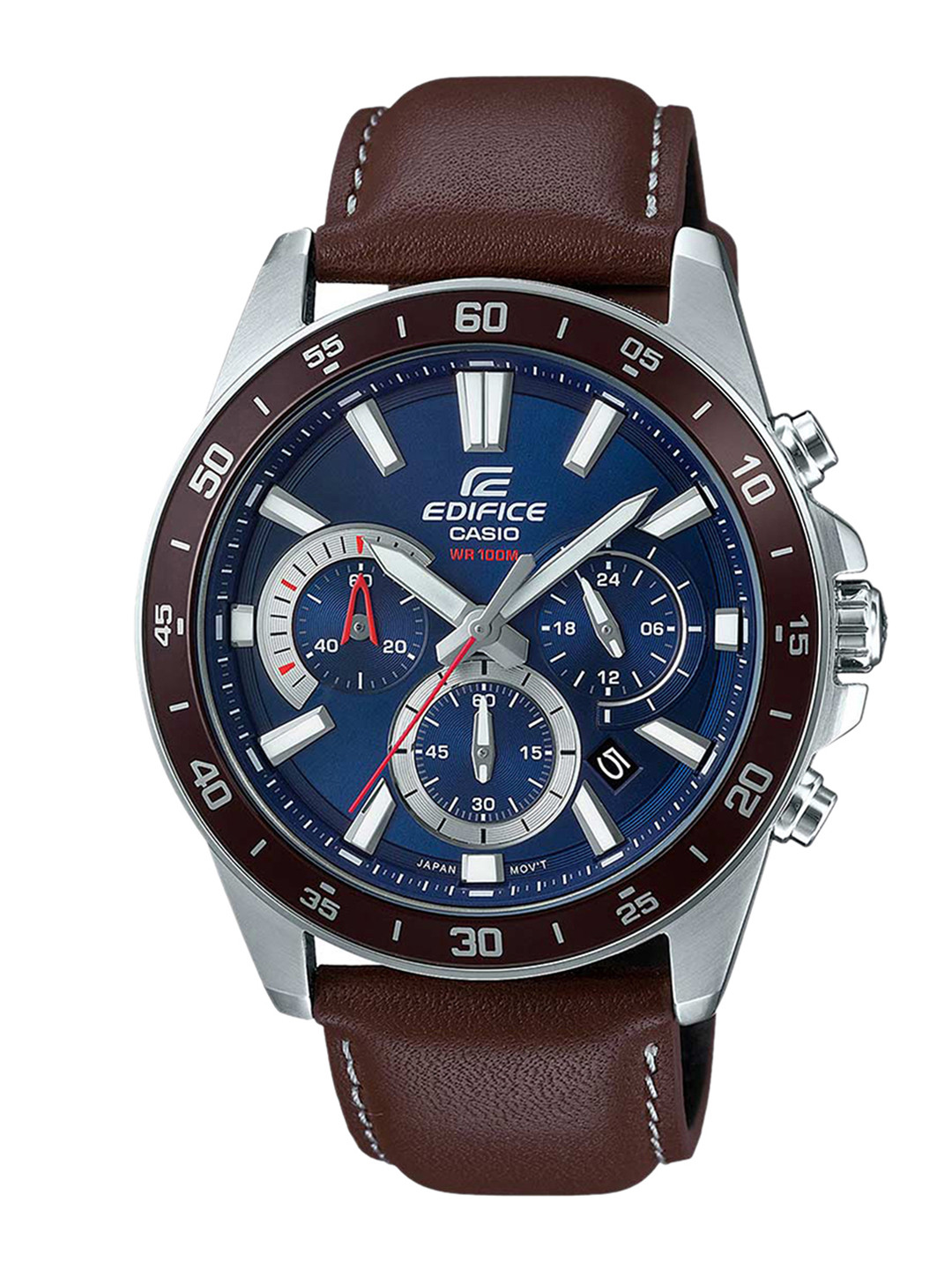 Buy CASIO Edifice Men Blue Chronograph Analogue Watch EX448 - Watches ...