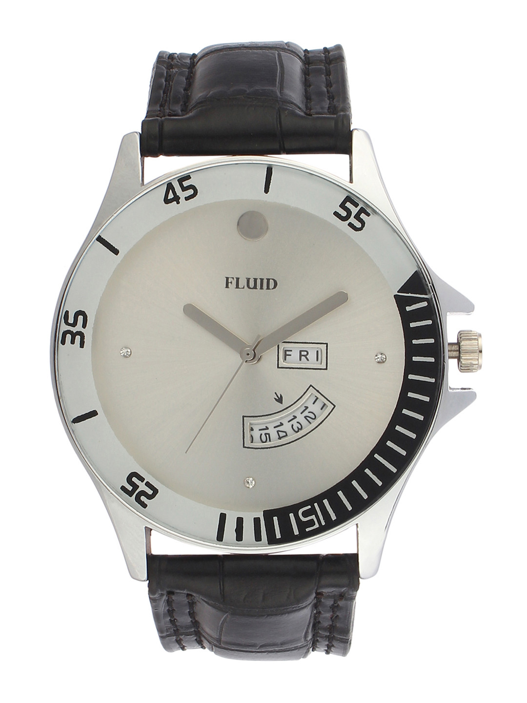 Buy FLUID Men Silver Toned Analogue Watch FL 731G SL01 - Watches for ...