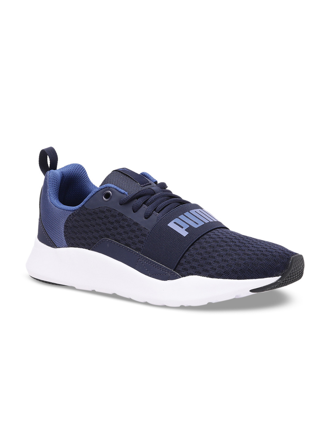 Buy Puma Unisex Navy Blue Wired Running Shoes - Sports Shoes for Unisex ...