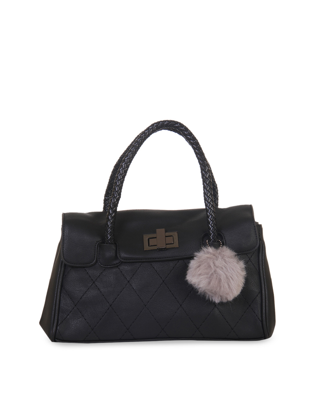 Buy Red Pout Black Solid Handheld Bag - Handbags for Women 11163710 ...