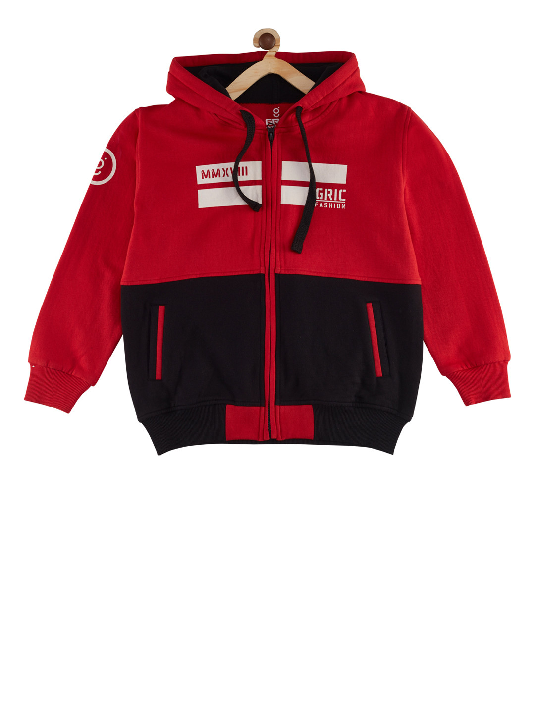 Buy GRIC Boys Red Colourblocked Bomber - Jackets for Boys 11183328 | Myntra