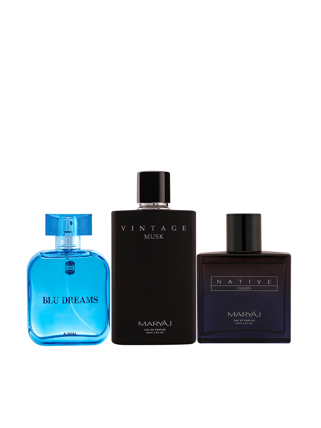 Buy Ajmal Unisex Set Of 3 Perfumes 100ml - Perfume for Unisex 11187018 ...