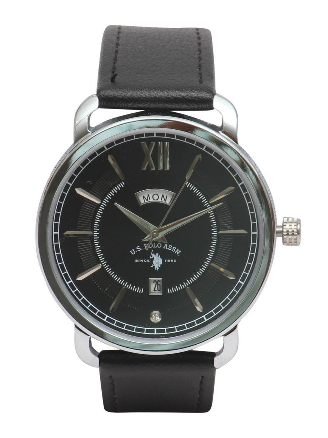 Buy U.S. Polo Assn. Men Black Analogue Watch USAT0139 - Watches for Men ...