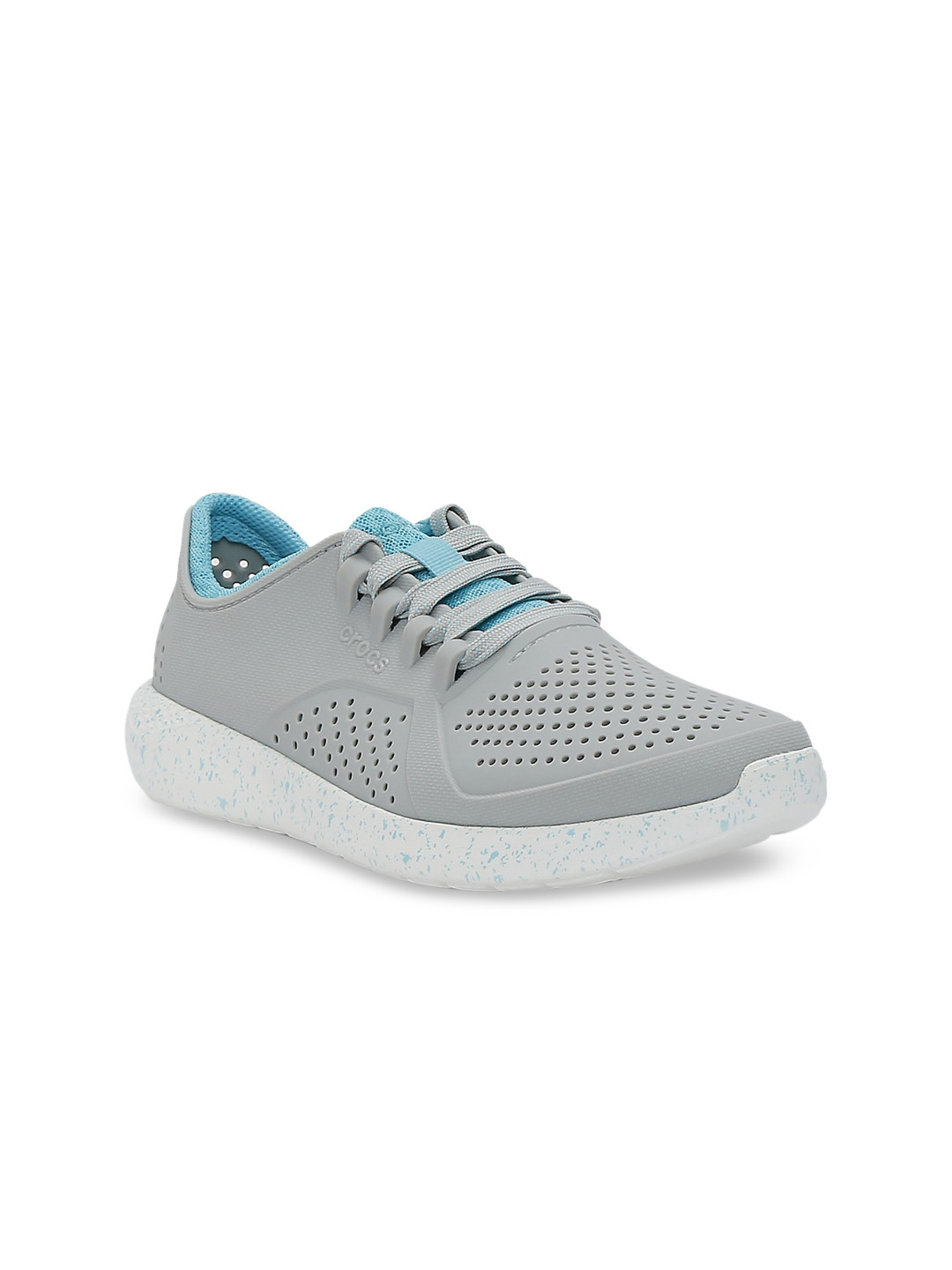 Buy Crocs Literide Women Grey Sneakers - Casual Shoes for Women ...