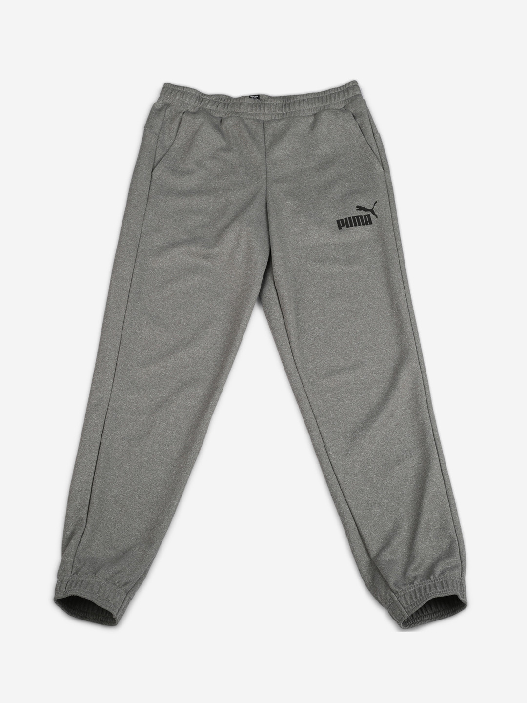 Buy Puma Boys Grey Solid Essentials Poly Track Pants - Track Pants for ...