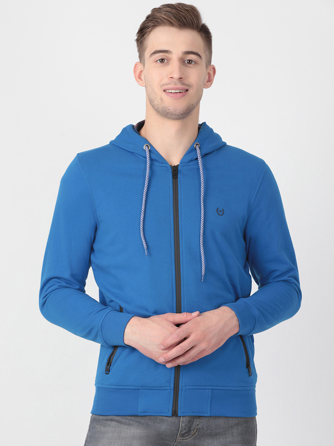 Buy Monte Carlo Men Blue Solid Sporty Jacket - Jackets for Men 11221864 ...