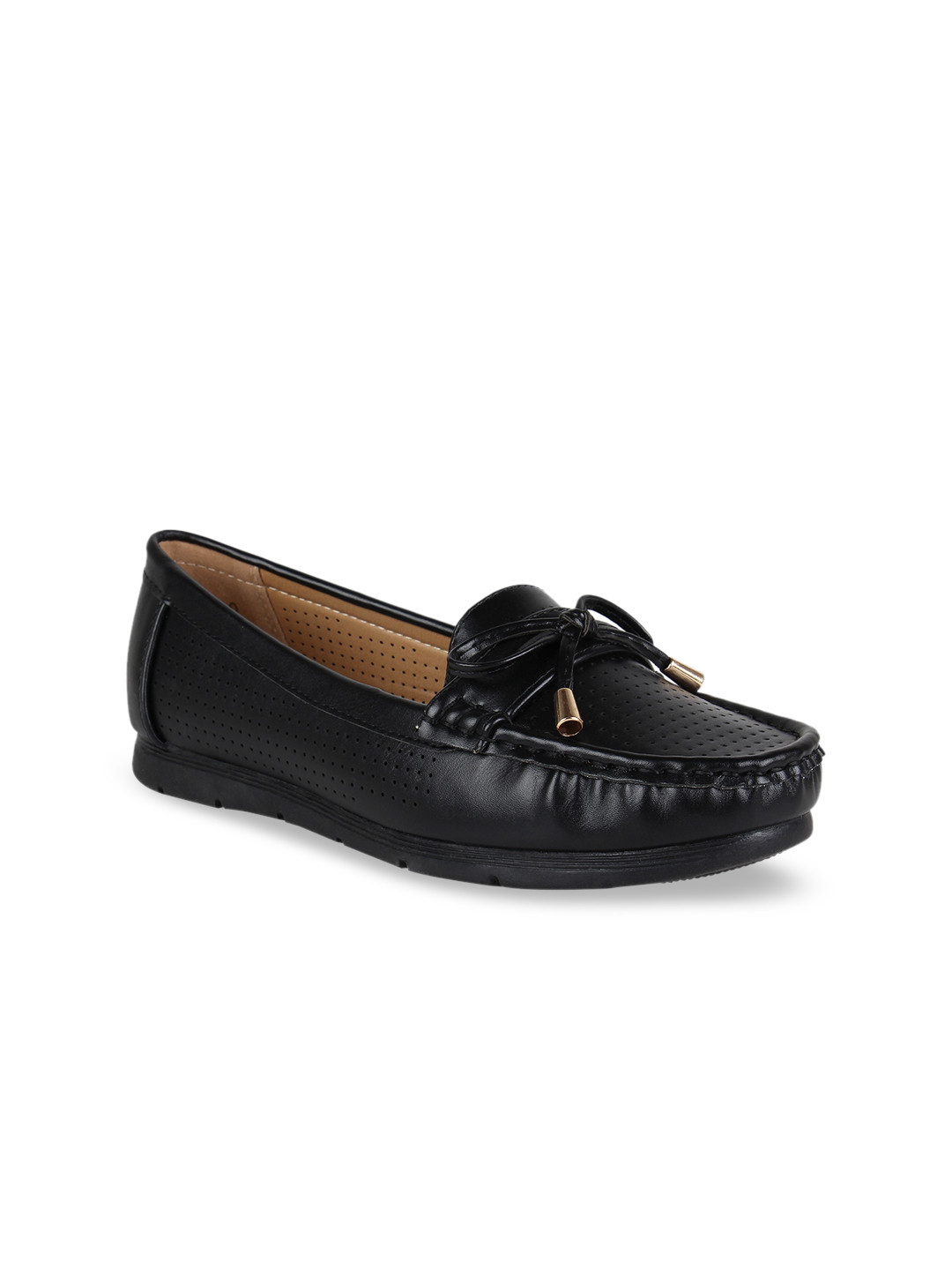 Buy Addons Women Black Loafers - Casual Shoes for Women 11227070 | Myntra