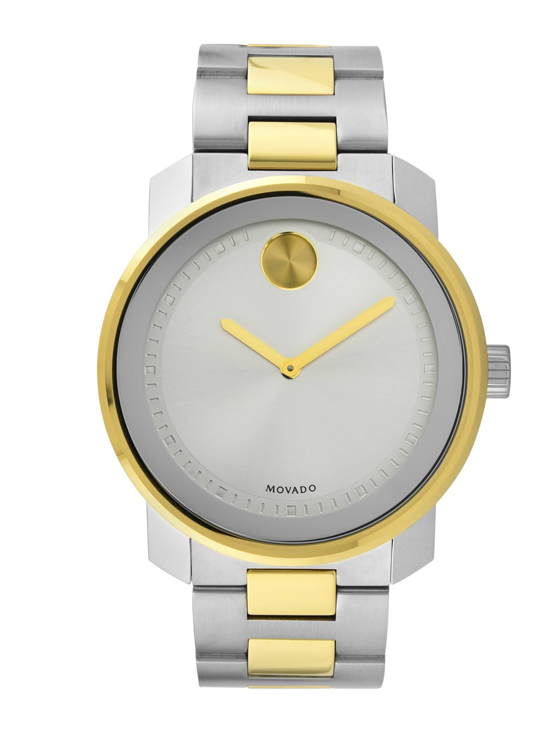 Buy MOVADO Men Silver Toned Bold Analogue Watch 3600258 - Watches for ...