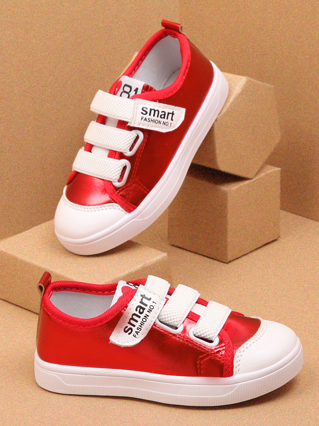 Buy Walktrendy Girls Red Sneakers - Casual Shoes for Girls 11232002 ...