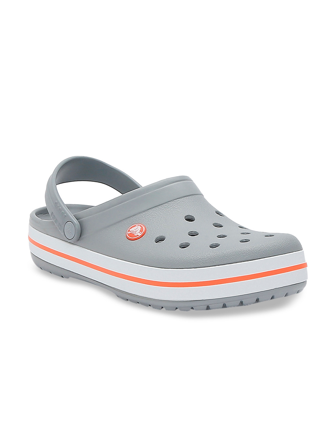 Buy Crocs Crocband Unisex Grey Clogs - Sandals for Unisex 11120708 | Myntra