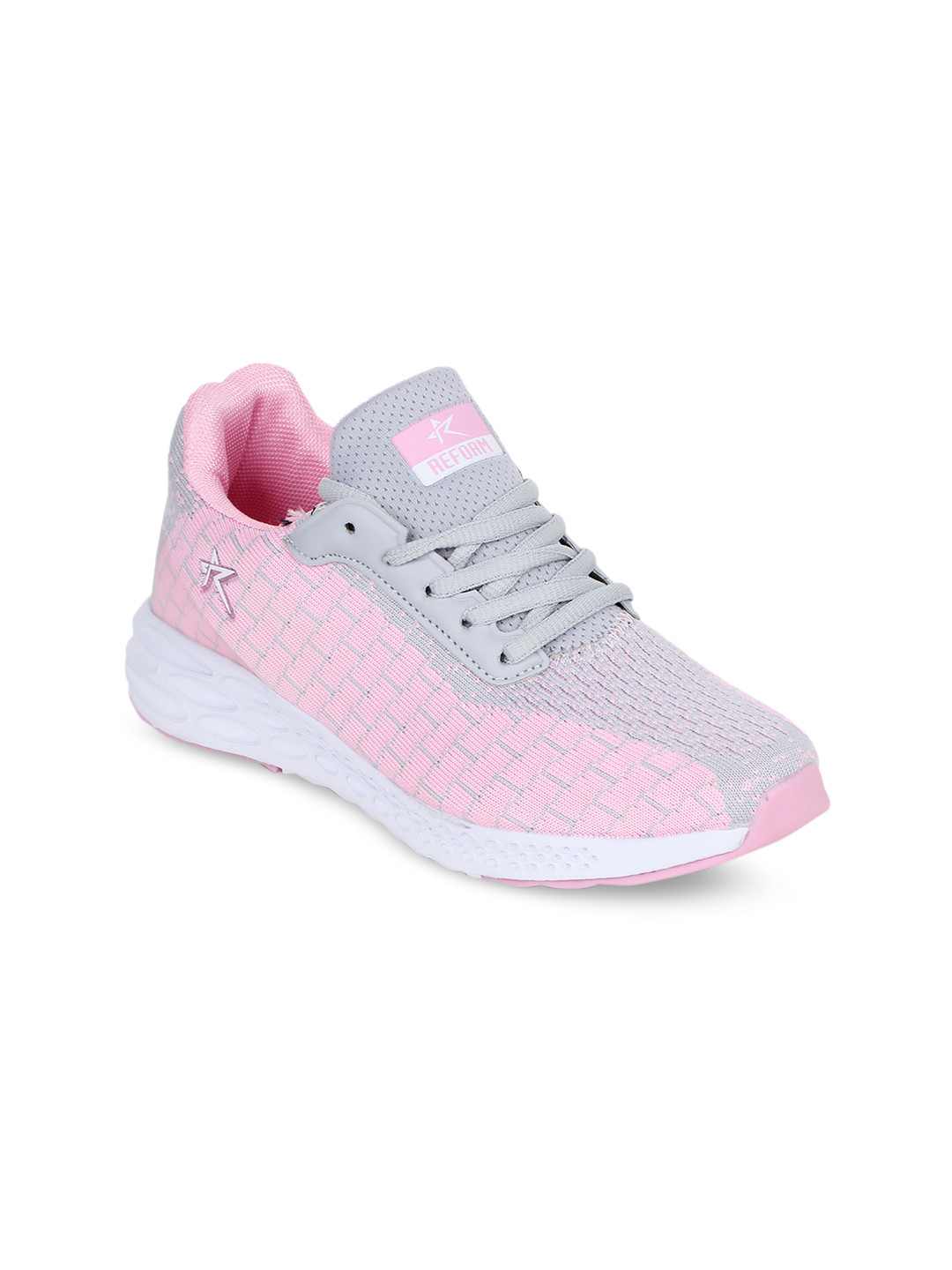 Buy REFOAM Women Pink Mesh Flyknit Running Shoes - Sports Shoes for ...