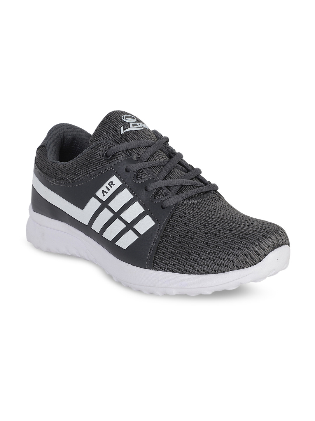 Buy Lancer Men Grey Solid Sneakers - Casual Shoes for Men 11119598 | Myntra