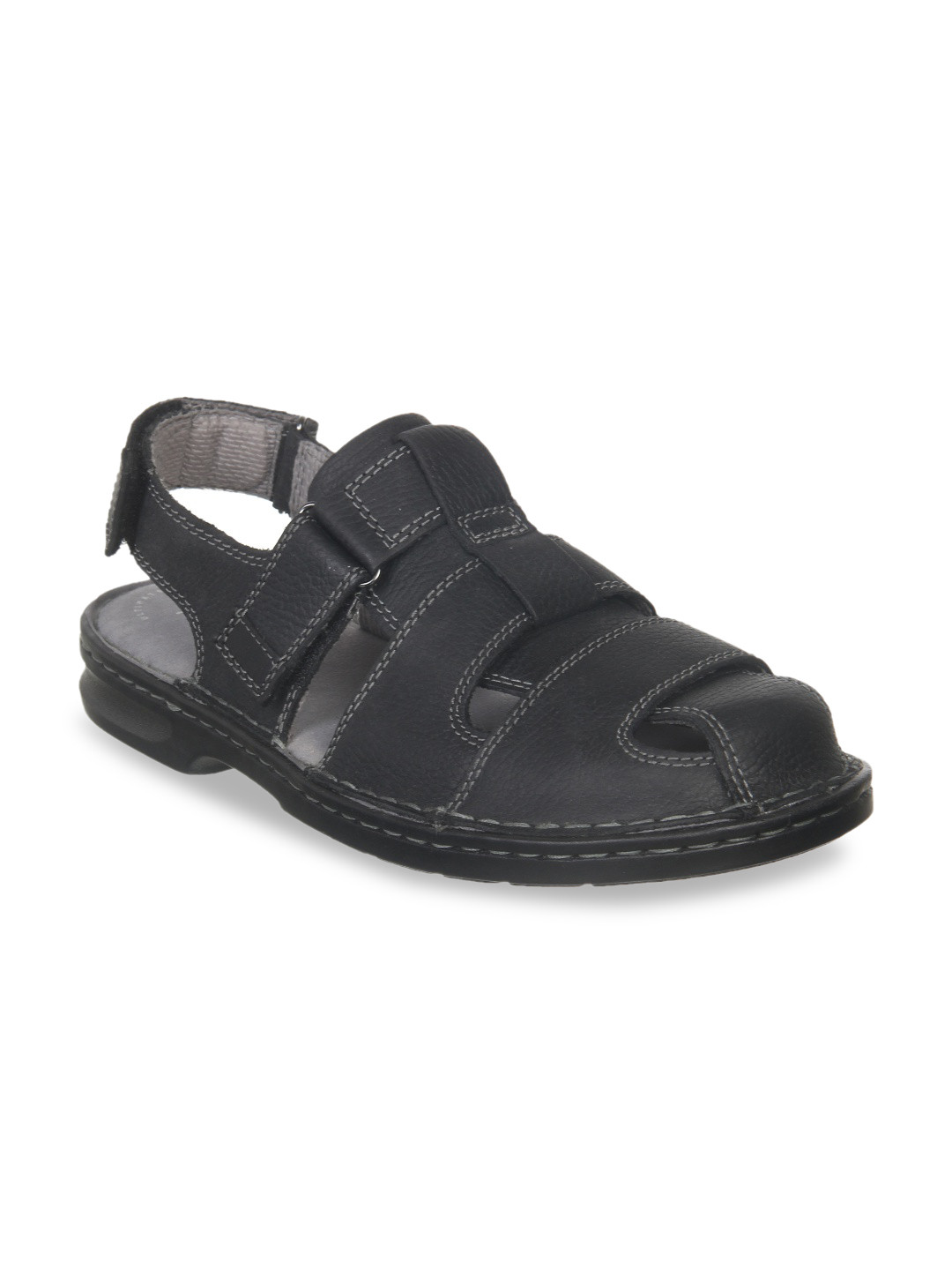 Buy Clarks Men Black Fisherman Sandals - Sandals for Men 8771887 | Myntra
