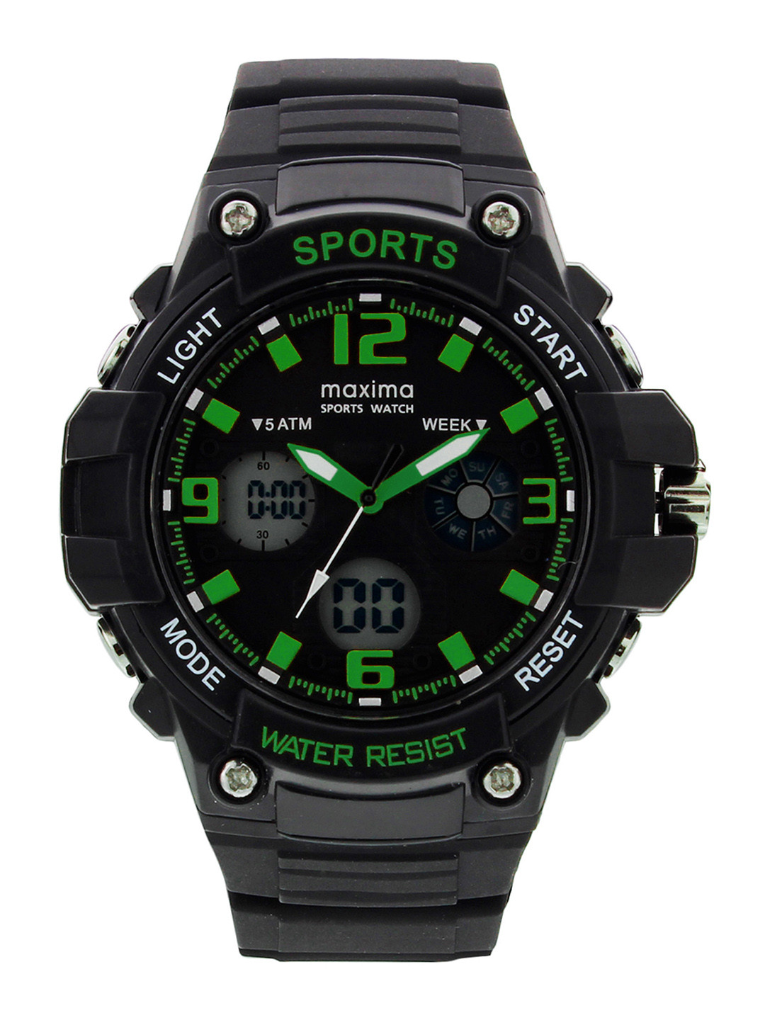 Buy Maxima Men Black Analogue And Digital Watch - Watches for Men ...