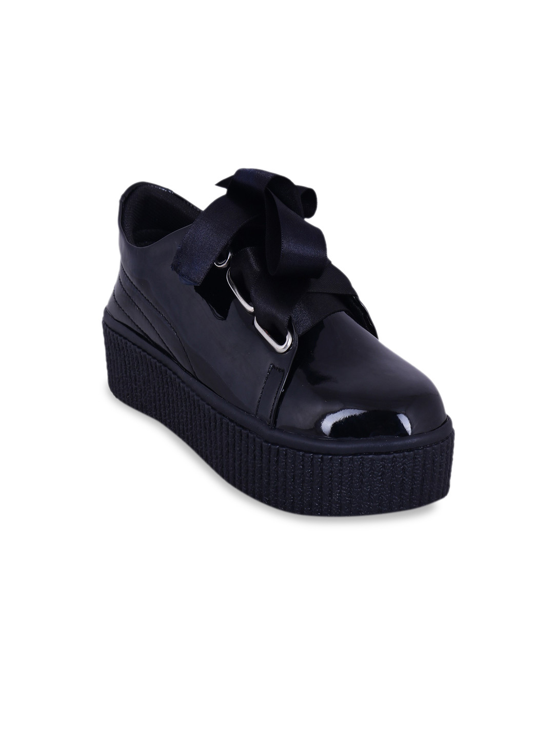 Buy Wood Brough Women Black Sneakers - Casual Shoes for Women 8857569 ...