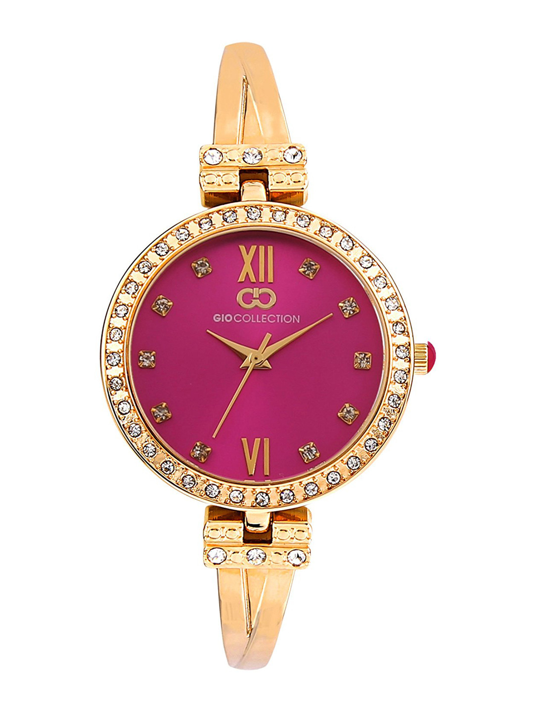 Buy GIO COLLECTION Women Gold Toned Analogue Watch G2100 - Watches for ...