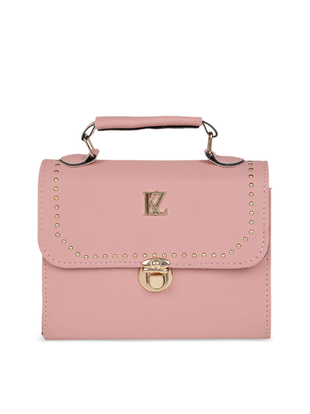 Buy Kazo Pink Solid Satchel - Handbags for Women 8900055 | Myntra