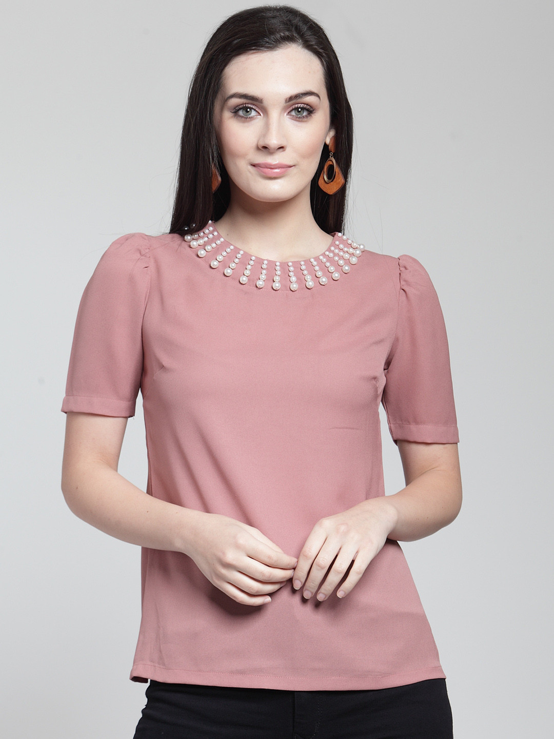 Buy PlusS Rose Solid Top - Tops for Women 8906455 | Myntra