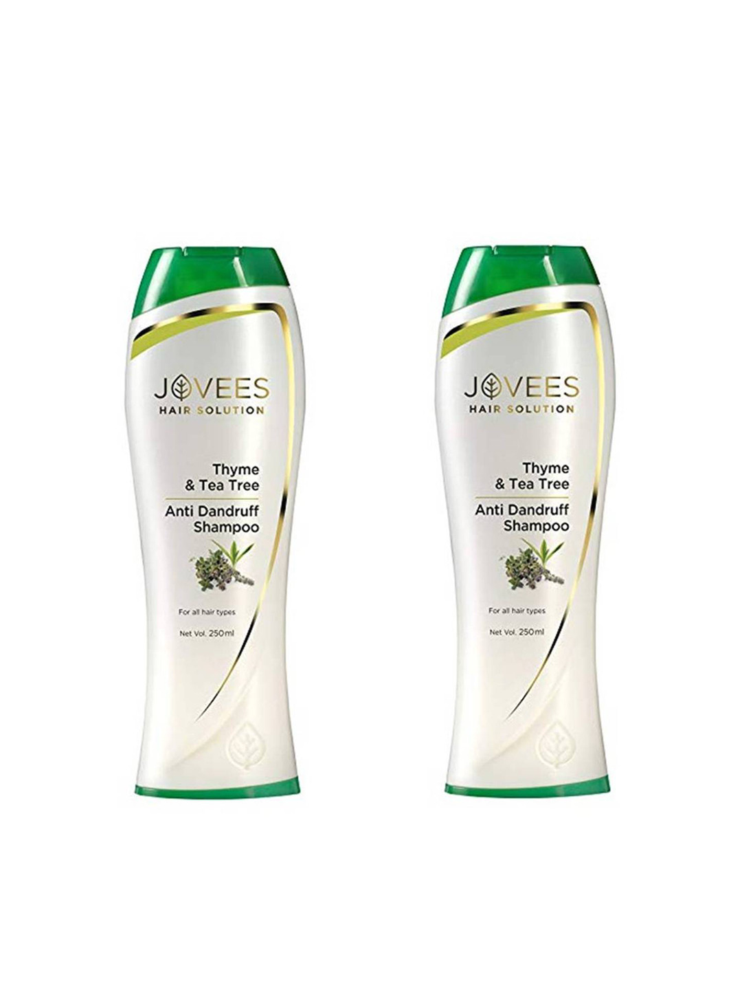 Buy Jovees Unisex Pack Of 2 Thyme & Tea Tree Anti Dandruff Shampoo ...