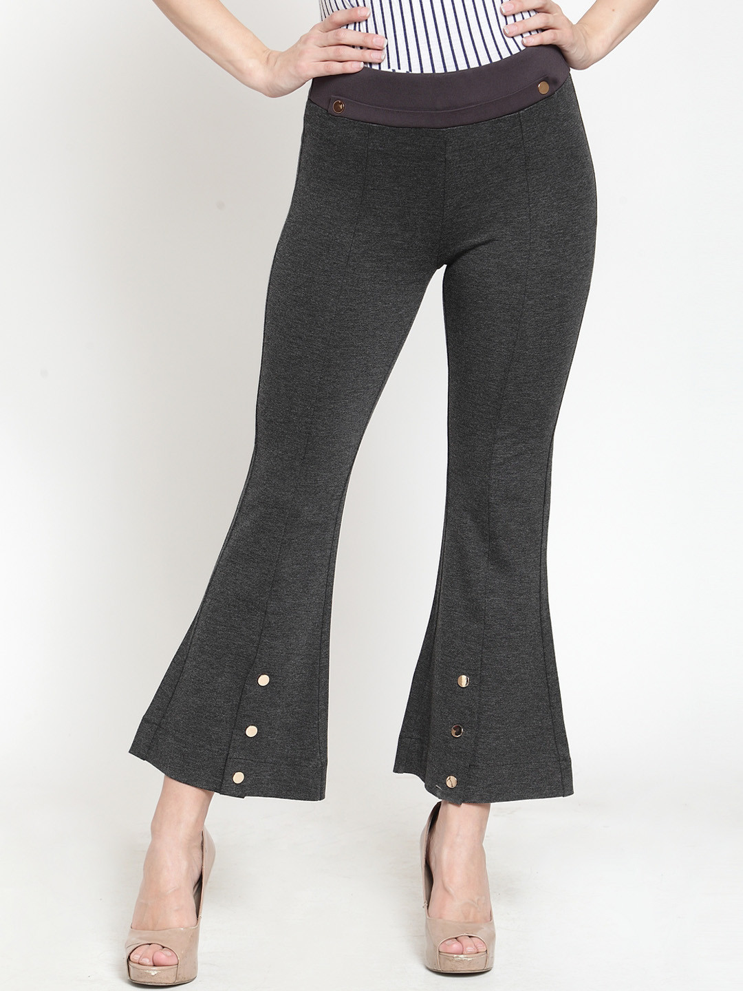 Buy Xblues Women Solid Flared Jeggings - Jeggings for Women 8942531 ...