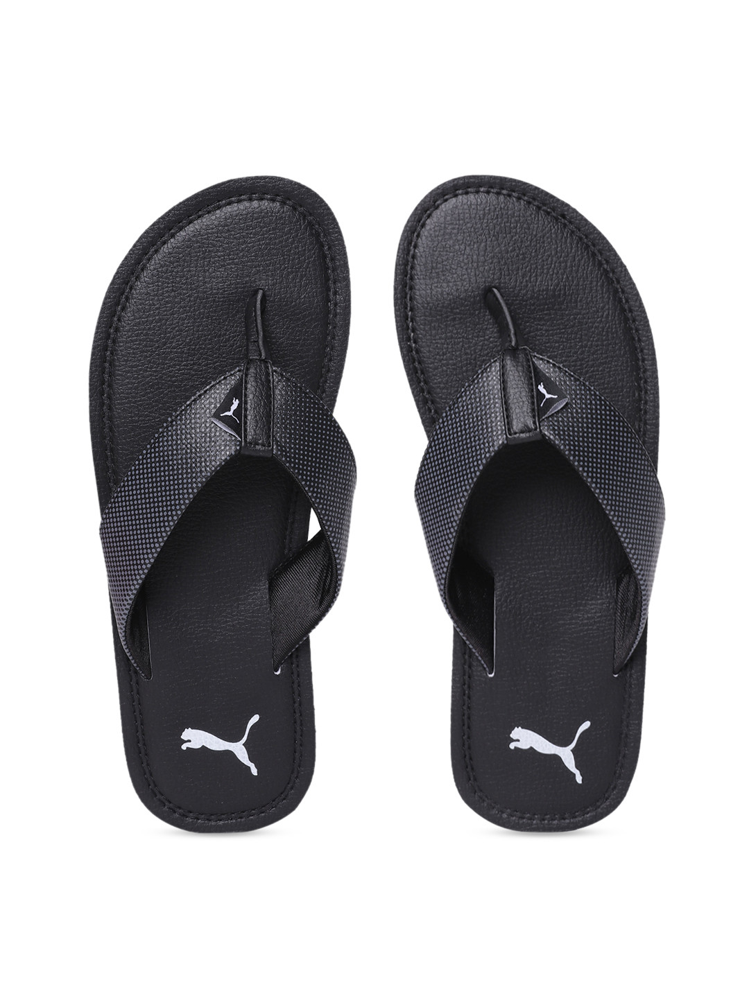Buy Puma Men Black Solid Slip On - Flip Flops for Men 9063325 | Myntra