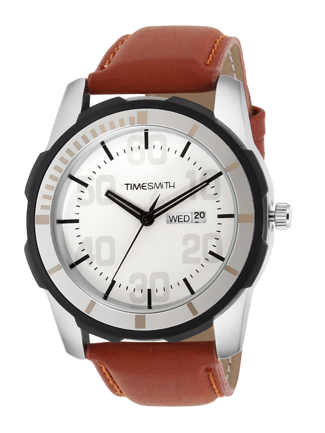 Buy TIMESMITH Men White Analogue Watch TSC 017x - Watches for Men ...