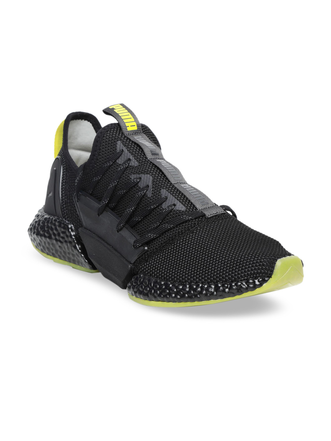 Buy Puma Men Grey Textile Mid Top Hybrid Rocket Runner Running Shoes ...
