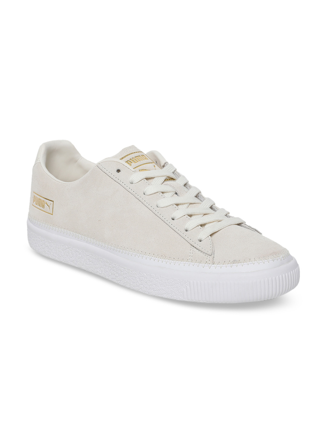 Buy Puma Unisex Off White Sneakers - Casual Shoes for Unisex 9080611 ...
