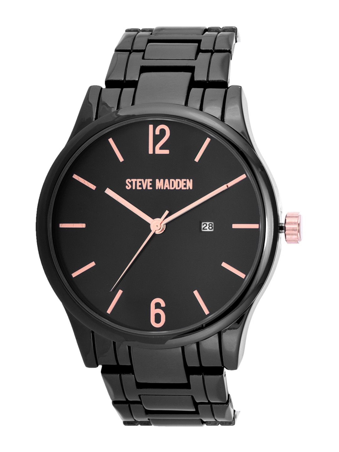 Buy Steve Madden Men Black Analogue Watch SMW251BK - Watches for Men ...