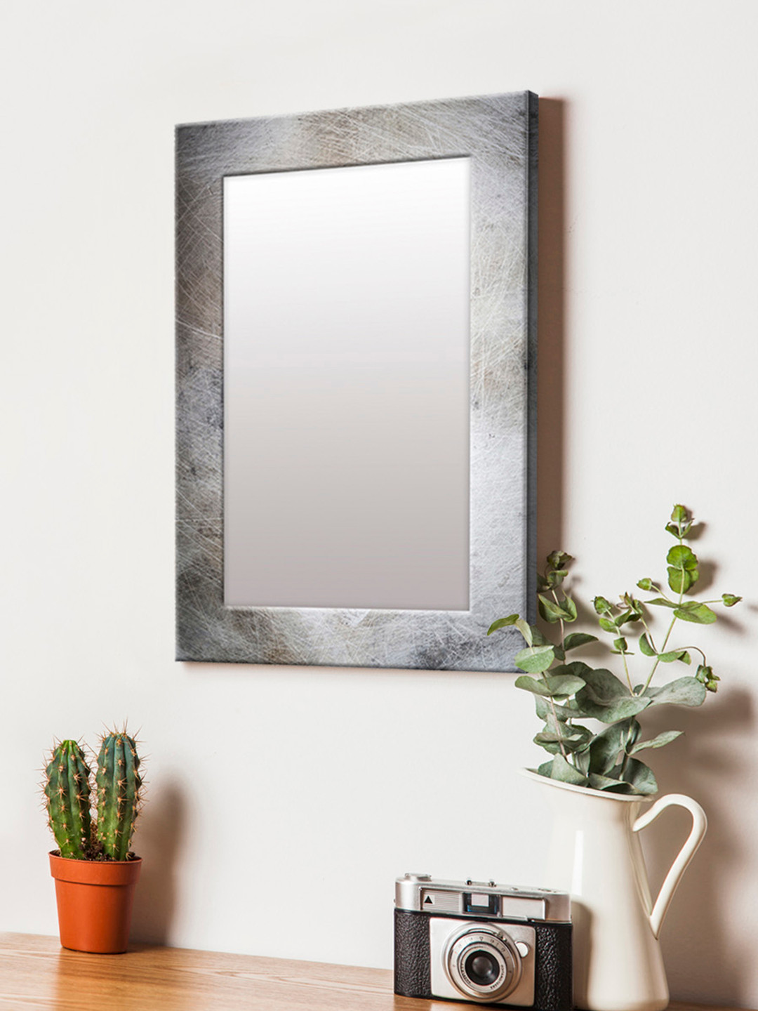 Buy 999Store Grey Printed MDF Wall Mirror - Mirrors for Unisex 8978369 ...