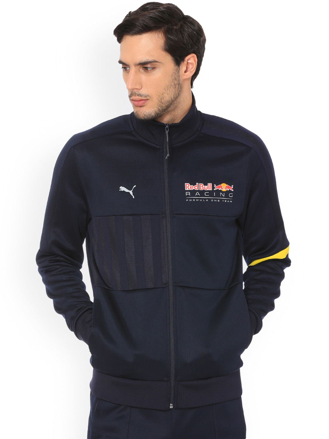 Buy PUMA Motorsport Men Navy Blue Solid RBR T7 Track NIGHT SKY Sporty ...