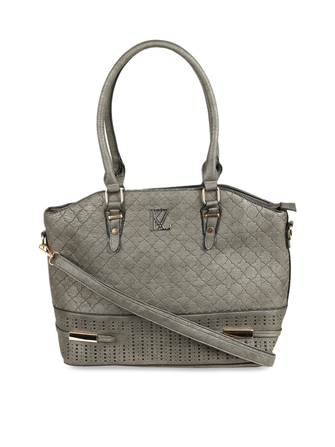 Buy Kazo Grey Textured Shoulder Bag - Handbags for Women 9253003 | Myntra