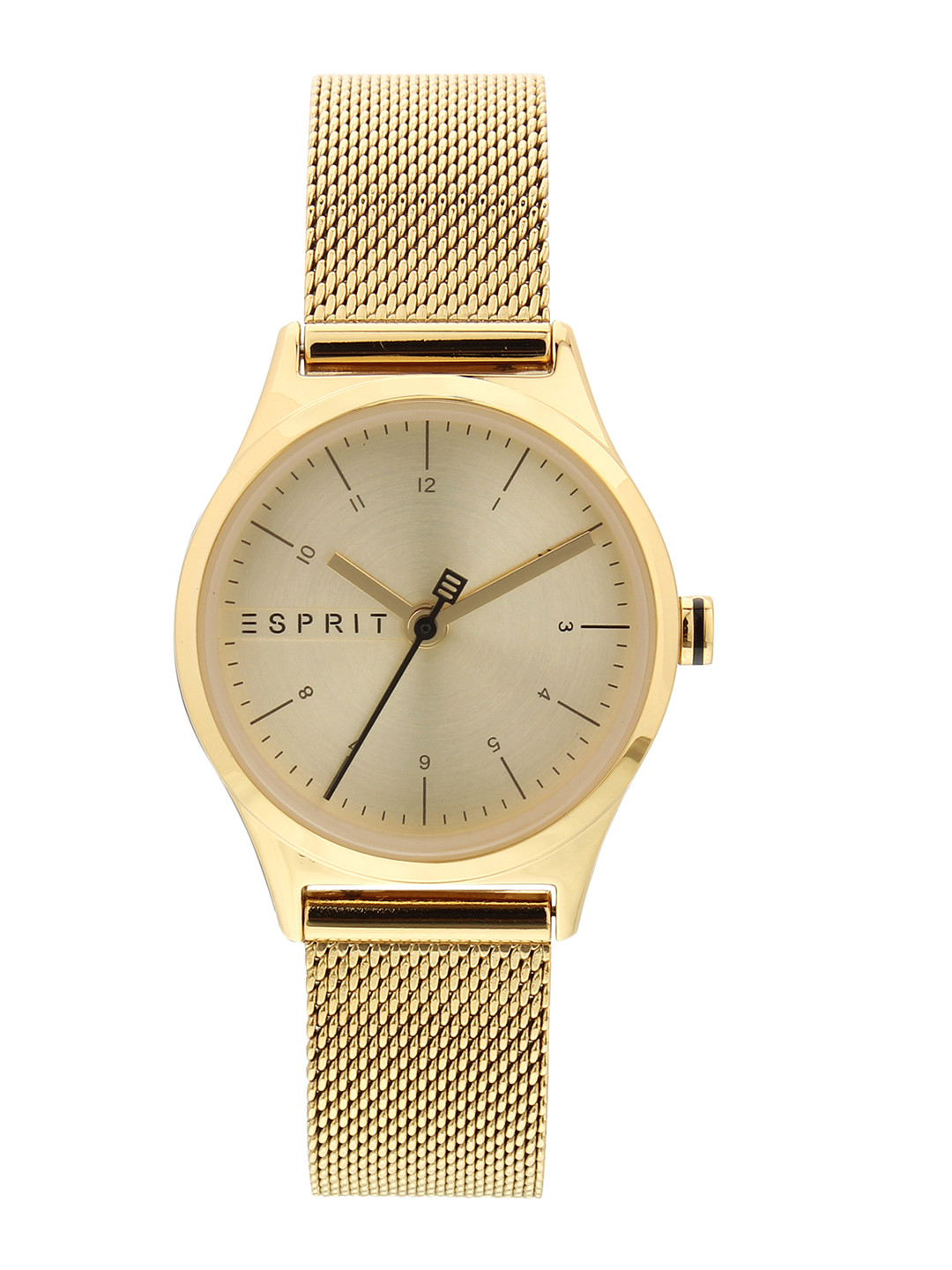 Buy ESPRIT Women Gold Toned Analogue Watch ES1L052M0065 - Watches for ...