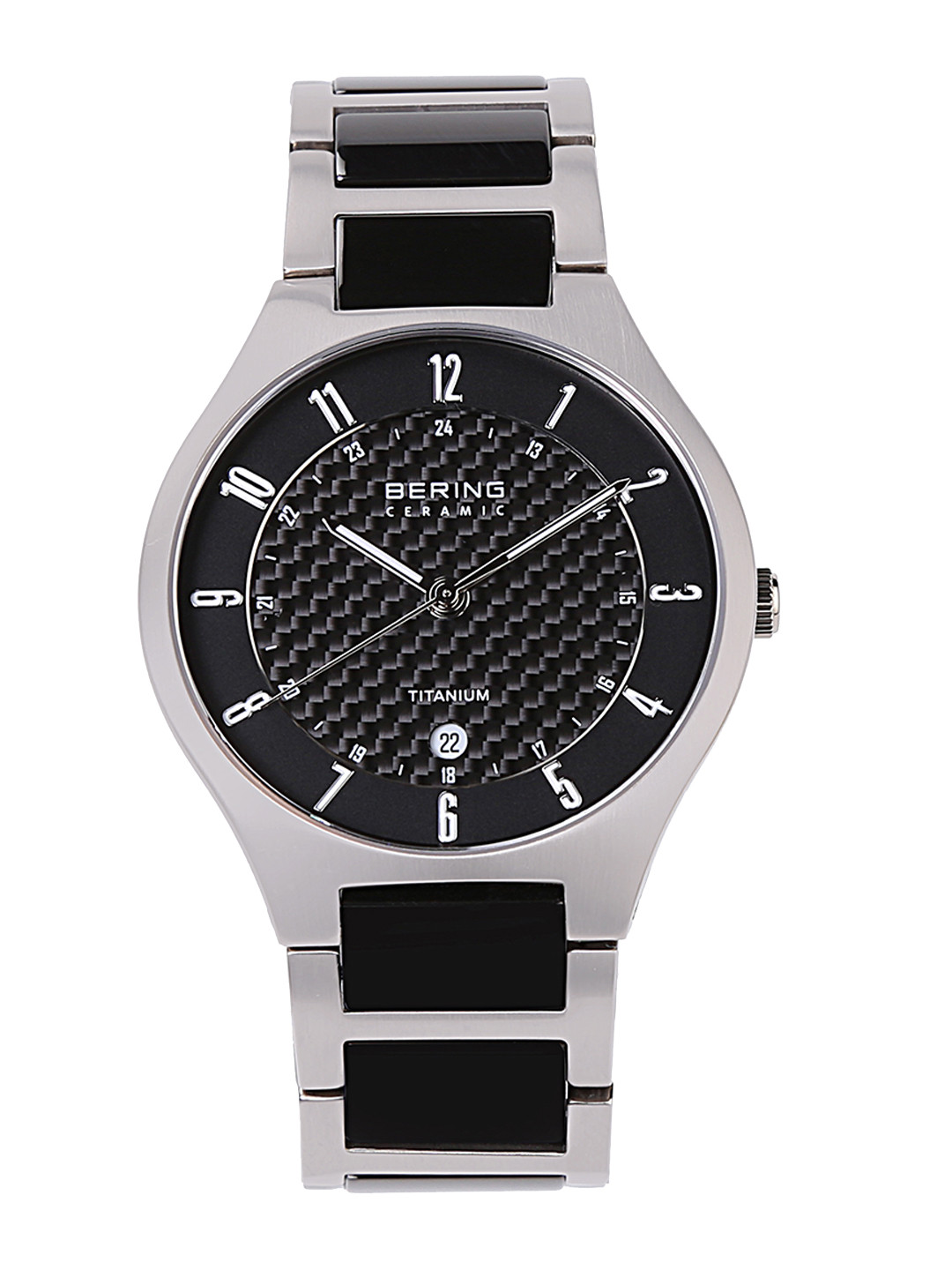 Buy Bering Men Black Titanium Sapphire Crystal Watches 11739 702 ...