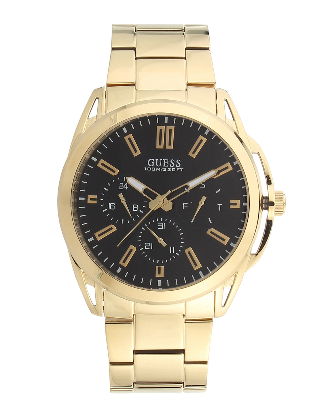 Buy GUESS Men Black Analogue Watch W1176G3 - Watches for Men 9981707 ...