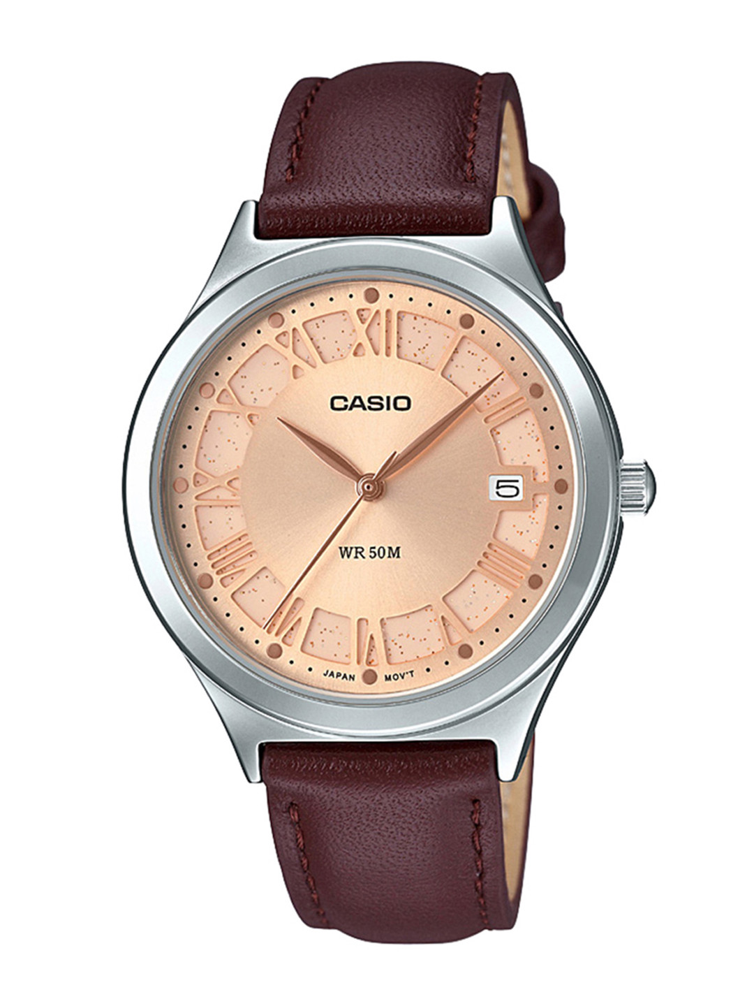 Buy CASIO Enticer Women Rose Gold Dial Analog Watch LTP E141L 5AVDF A1593 - Watches for Women ...