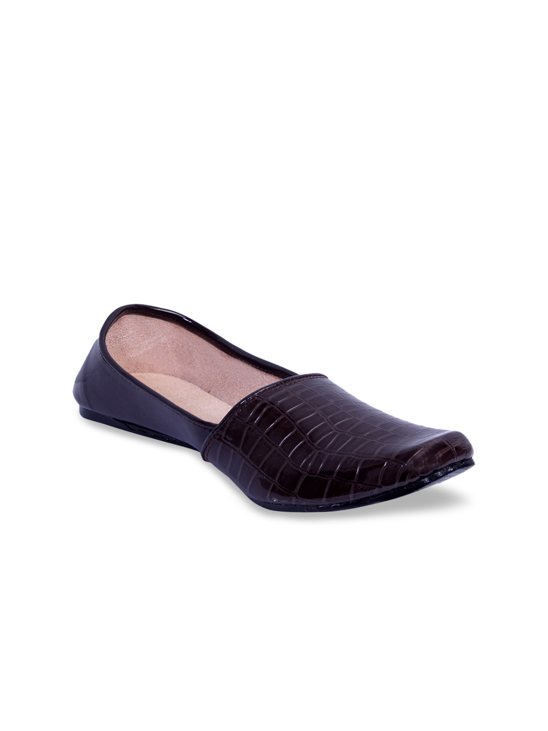 Buy PANAHI Men Brown Mojaris - Casual Shoes for Men 10120047 | Myntra