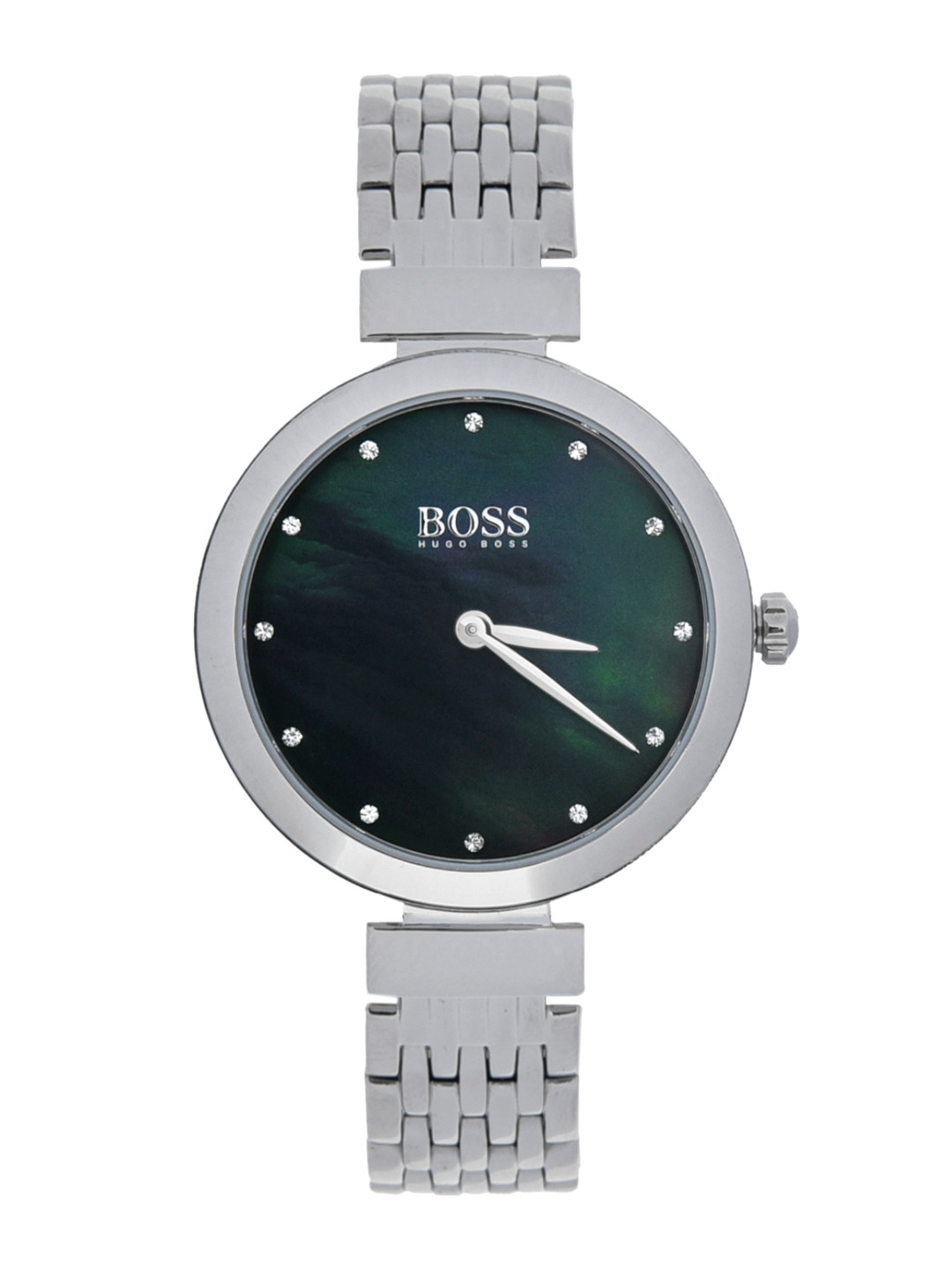 Buy Hugo Boss Classic Women Green Analogue Watch 1502478 - Watches for ...