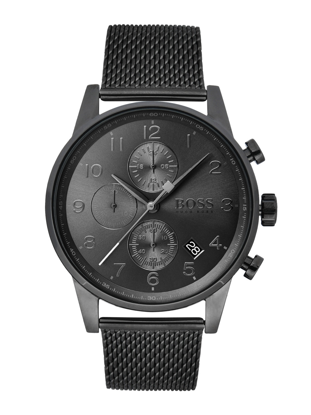 Buy Hugo Boss Classic Men Grey Analogue Watch 1513674 - Watches for Men ...
