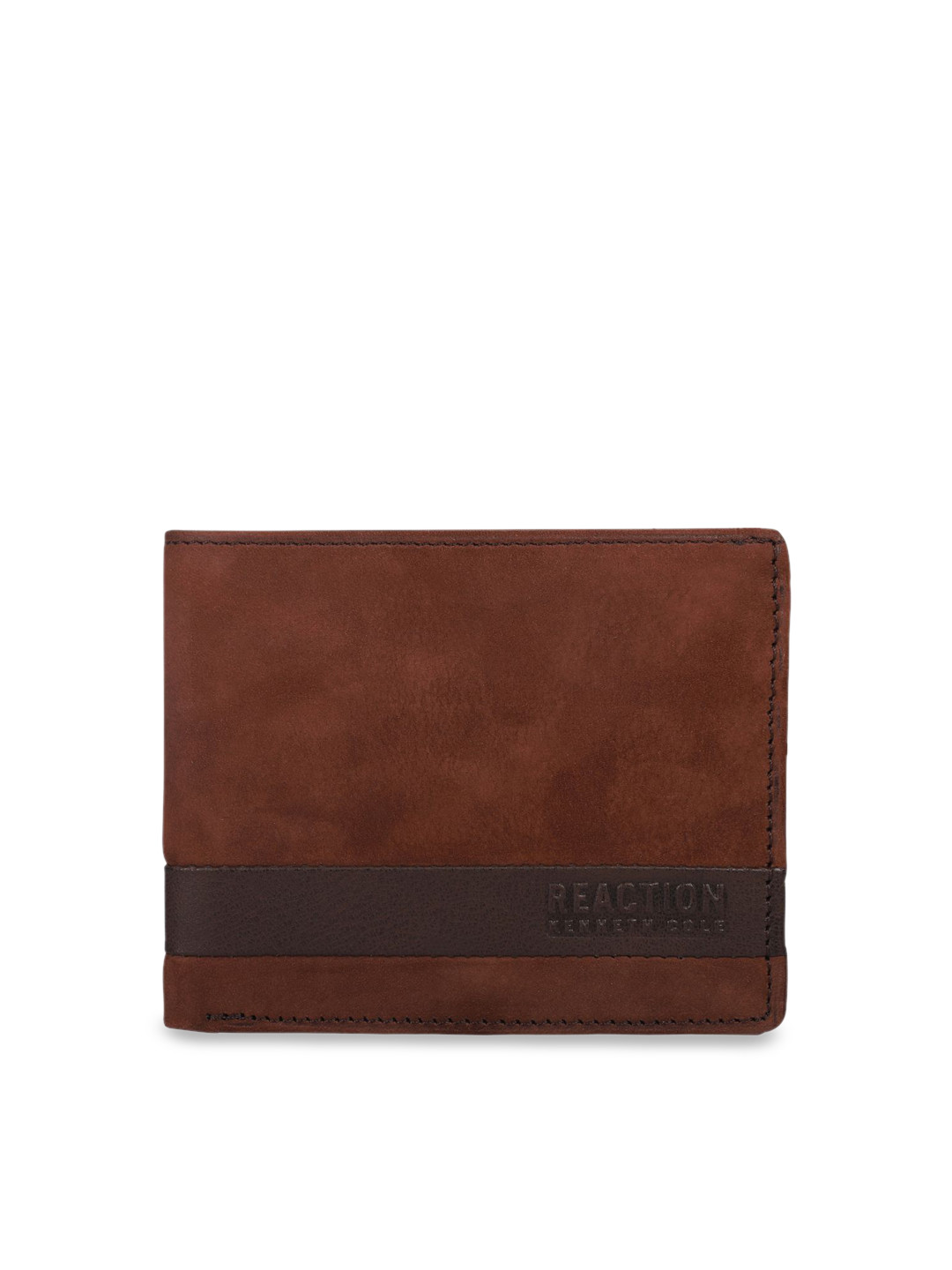Buy Kenneth Cole Men Brown Solid Two Fold Wallet - Wallets for Men ...