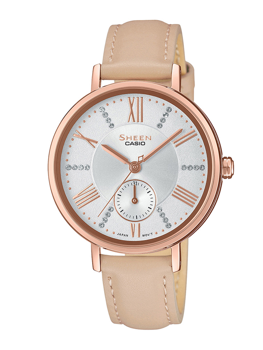 Buy Casio Sheen Women Silver Analogue Watch SX241 SHE 3066PGL 7BUDF ...