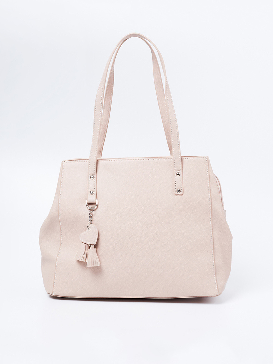 Buy Ginger By Lifestyle Pink Solid Shoulder Bag - Handbags for Women ...